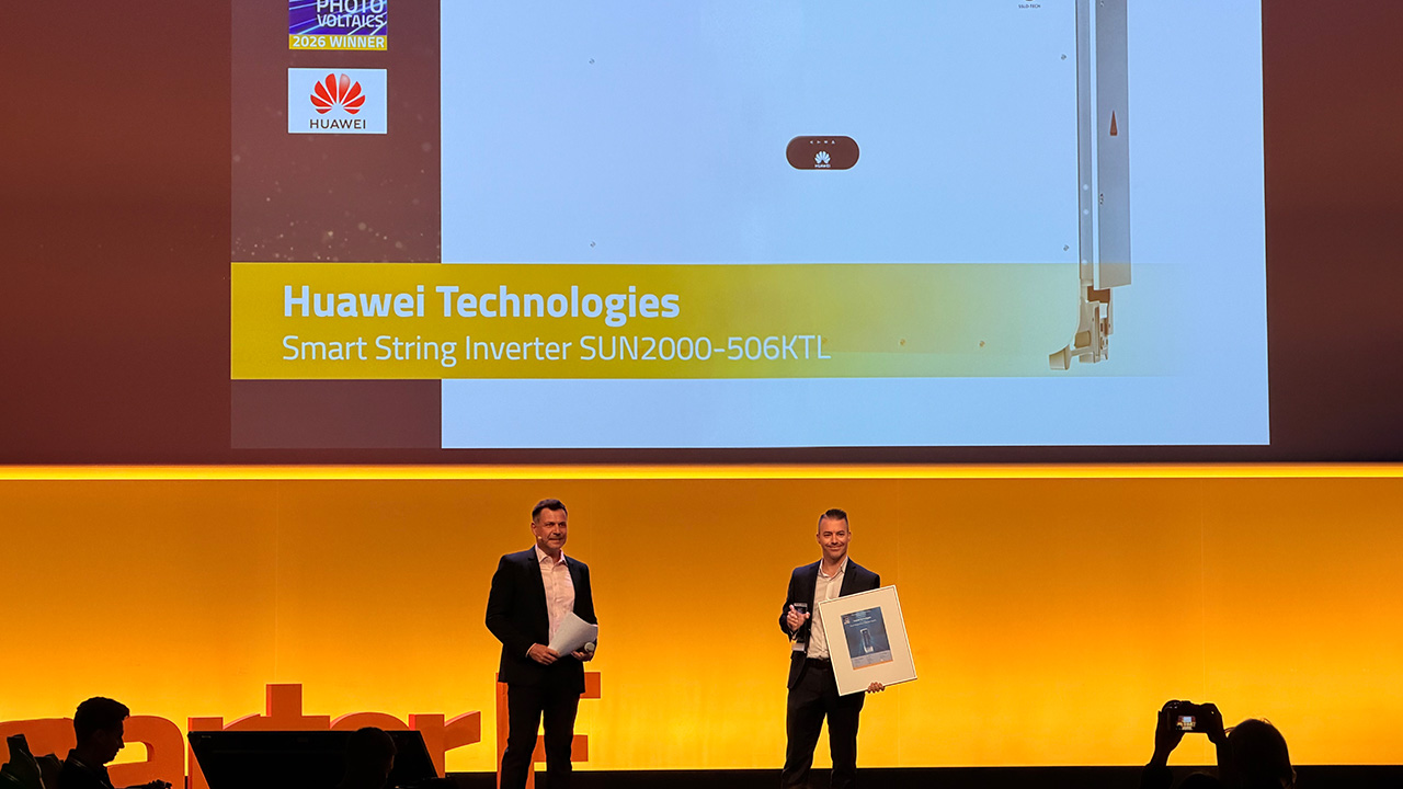 Huawei's 506 kW Smart String Inverter Won the Smarter E AWARD at ...