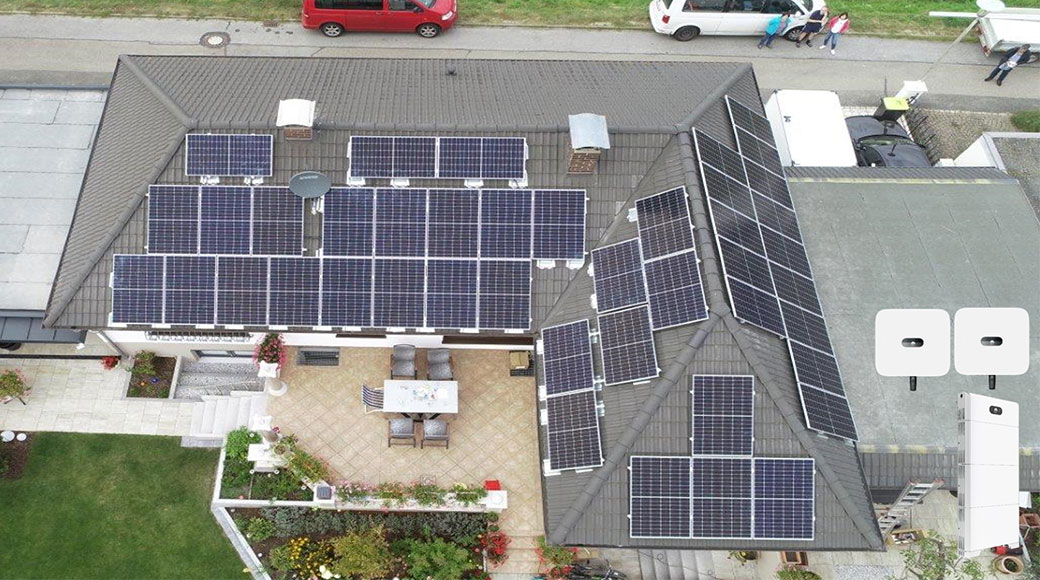 16KWp 3-Phasen Residential-PV-System in Nürnberg, Deutschland-Huawei ...